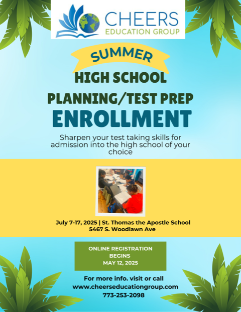 Summer High School Planning & Test Prep Class - Welcome To Hyde Park